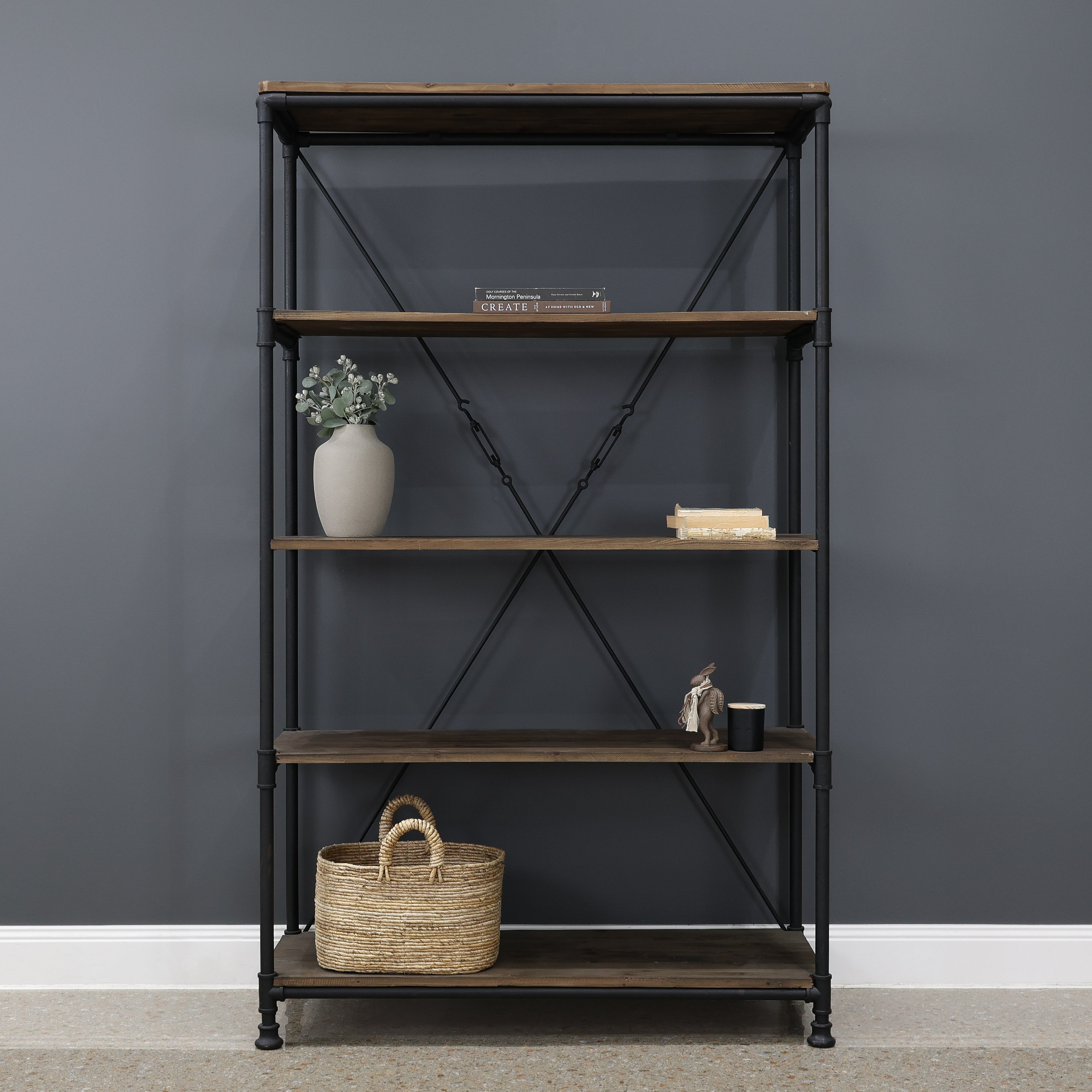 Henty Cross Back Bookshelf – McPhails Furniture