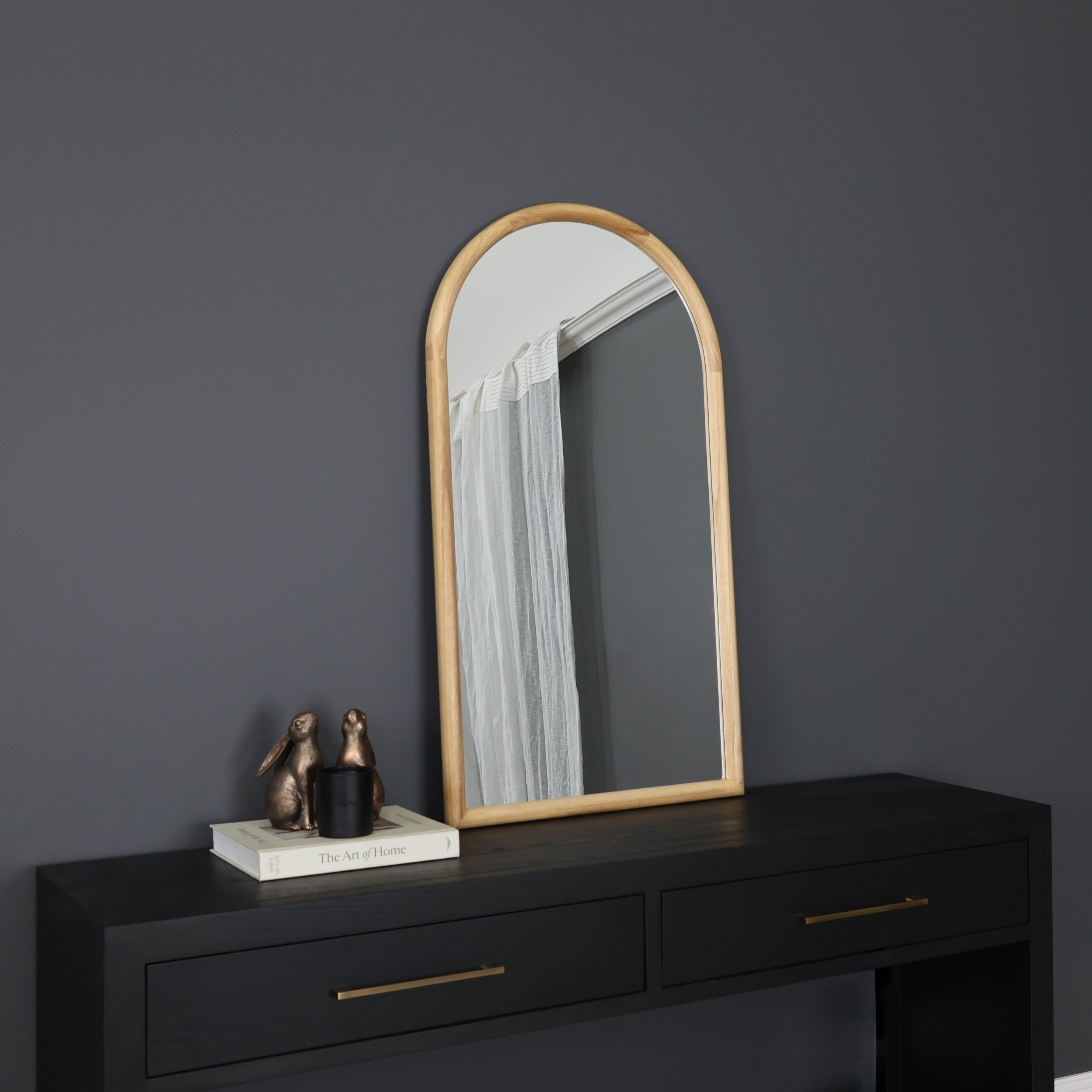 Noah Arched Mirror - Natural – McPhails Furniture