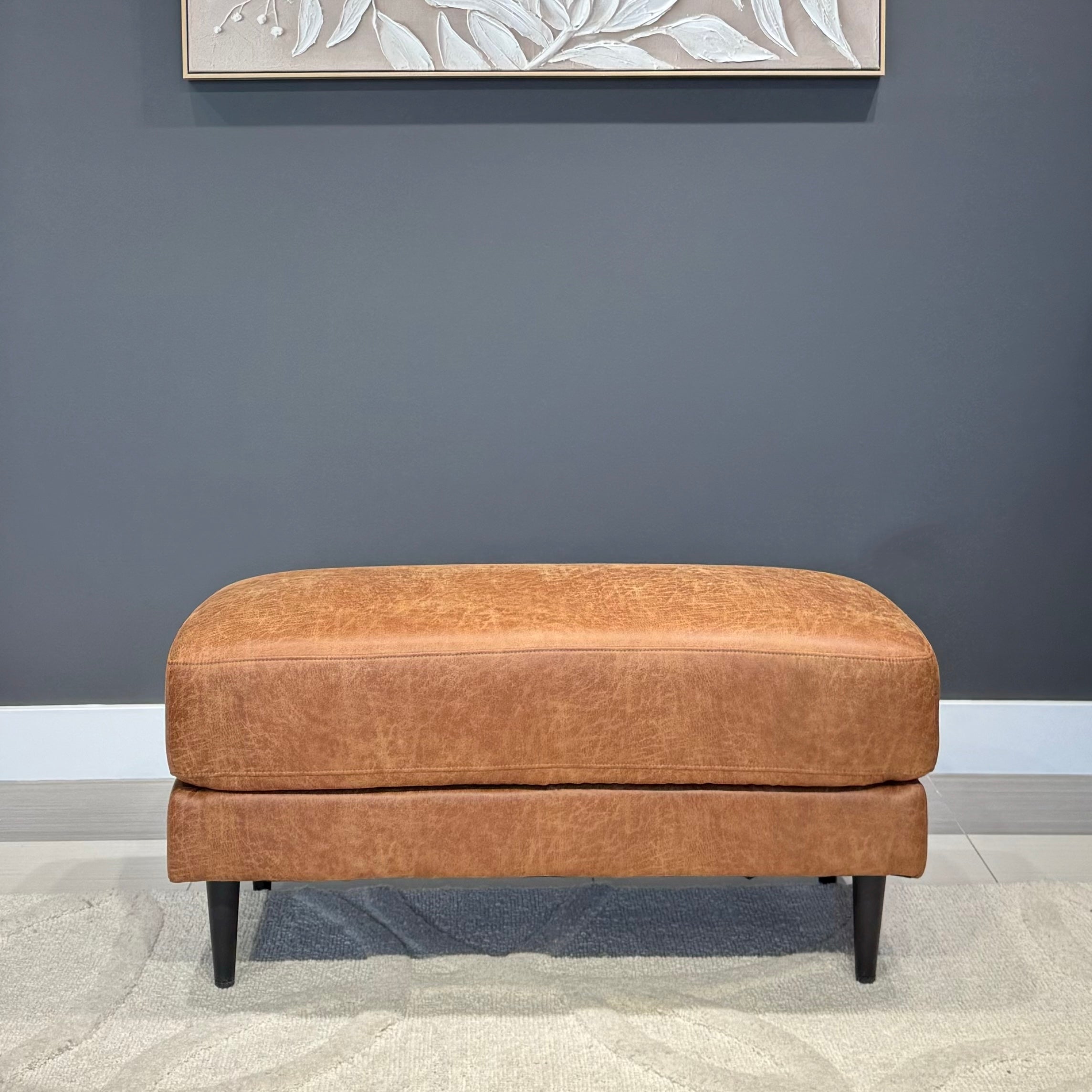 Canberra Ottoman - Highland Buff – McPhails Furniture