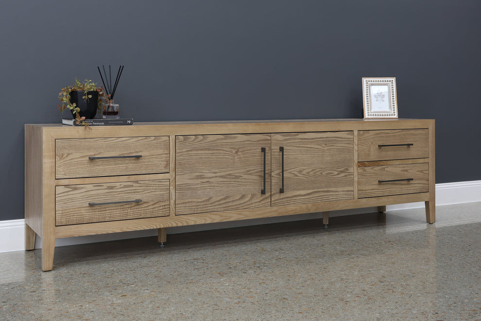 Elizabeth TV Unit 220cm L - Natural – McPhails Furniture