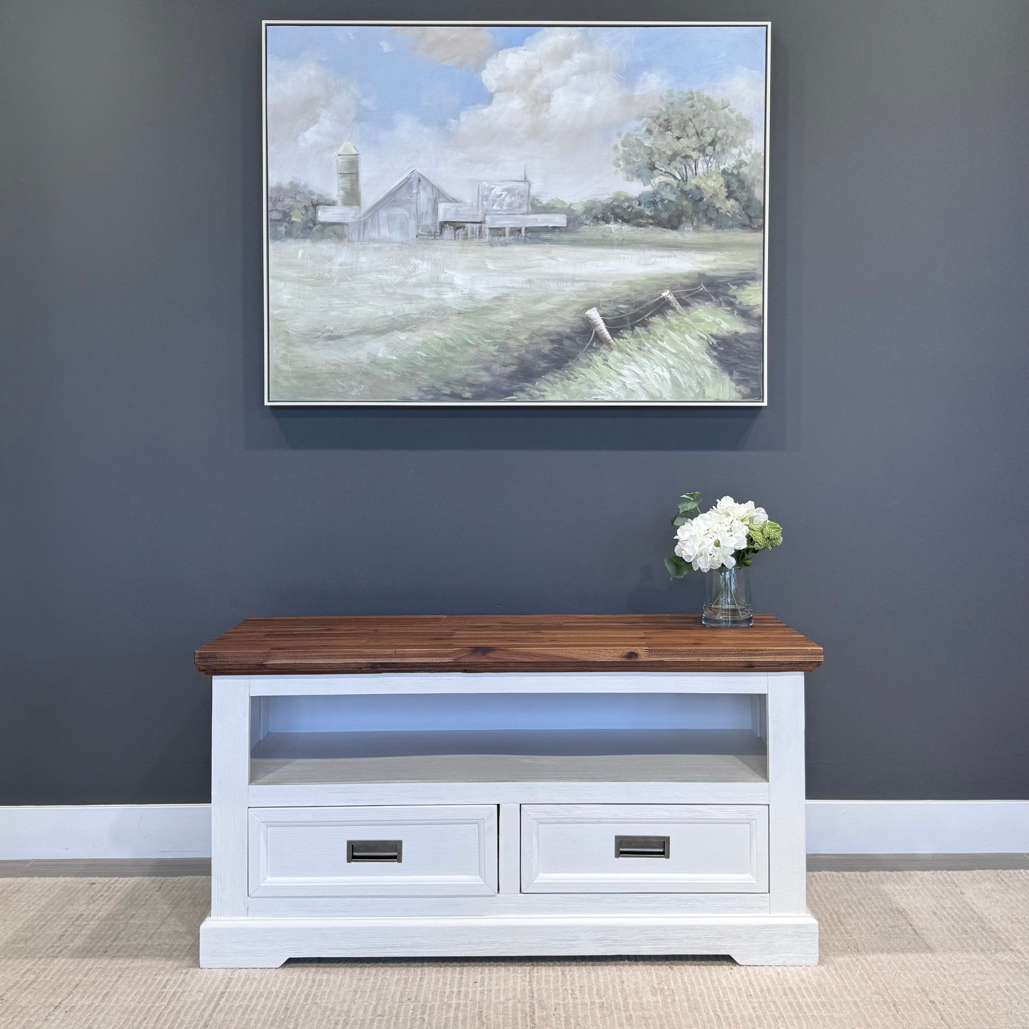 Provedore Two Tone Tv Unit - Small w/ 2 Drawers 1 Niches – McPhails ...