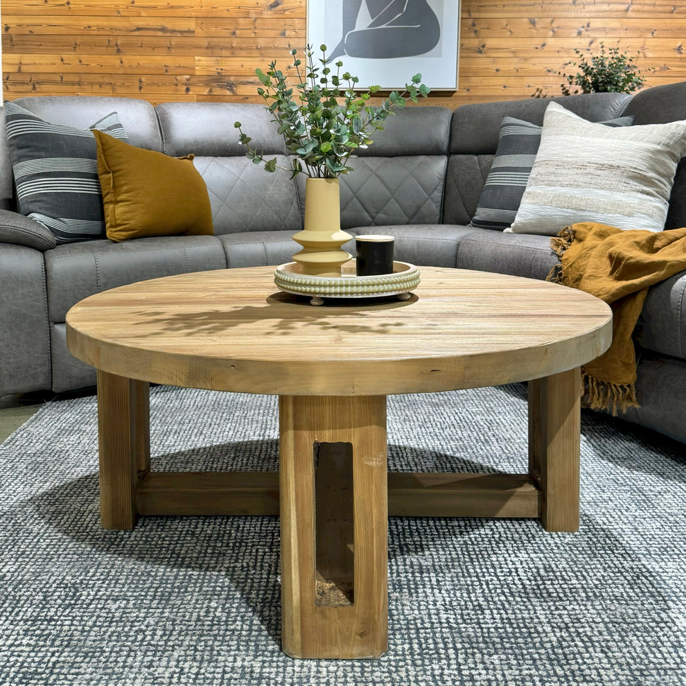 Henry Round Coffee Table 105cm – McPhails Furniture
